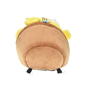 MuYaoPet Rabbit Guinea Pig Snuggle Sack Fleece Bed for Cage Small Animal Hamster Chinchilla Bed House for Squirrel Rat (L, Yellow Bee)