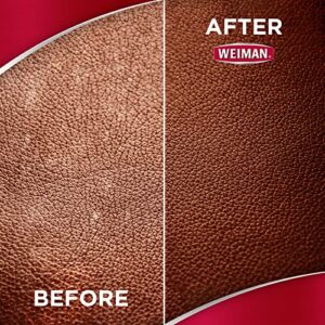 Weiman Leather Cleaner Wipes - 2 Pack with Microfiber Cloth - Clean Condition UV Protection Help Prevent Cracking or Fading of Leather Furniture, Car Interior, and Shoes