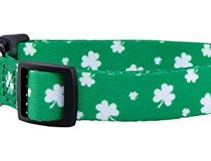 Native Pup St. Patrick's Day Dog Collars (Large, Lucky Shamrock)