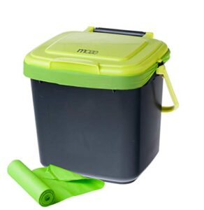 maze 1.85 gallon kitchen caddie with maze corn bags