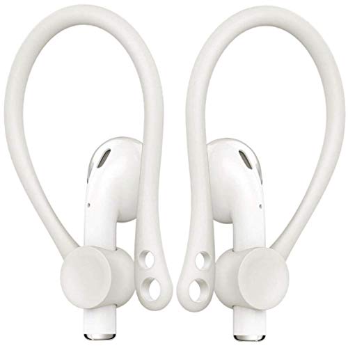 BLLQ Ear Hooks Compatible with Air Pods [Anti-Drop][Comfortable] [Fit] [Durable], Compatible with AirPod1 & 2 Earbud Ear Hook ，White