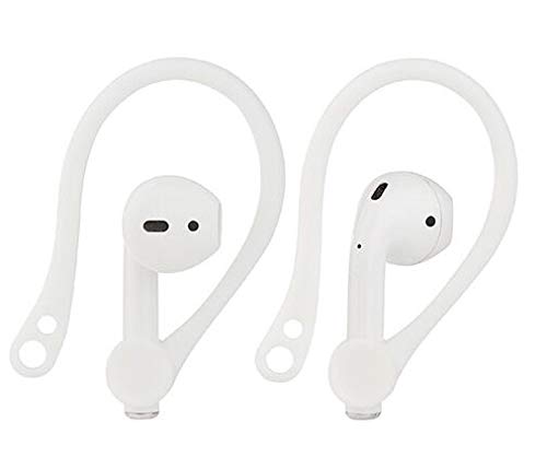 BLLQ Ear Hooks Compatible with Air Pods [Anti-Drop][Comfortable] [Fit] [Durable], Compatible with AirPod1 & 2 Earbud Ear Hook ，White