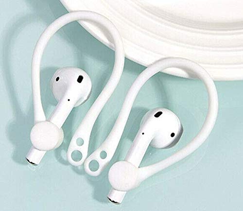 BLLQ Ear Hooks Compatible with Air Pods [Anti-Drop][Comfortable] [Fit] [Durable], Compatible with AirPod1 & 2 Earbud Ear Hook ，White