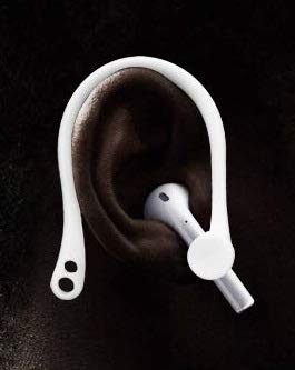 BLLQ Ear Hooks Compatible with Air Pods [Anti-Drop][Comfortable] [Fit] [Durable], Compatible with AirPod1 & 2 Earbud Ear Hook ，White