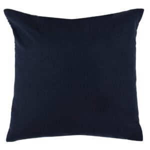 Safavieh Home Collection Mallory Deep Blue and White (16" x 16") Pillow