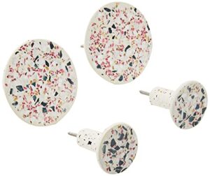 blomus - wall hooks, coat hooks, hooks - ponto - terrazzo coloured - set of 4