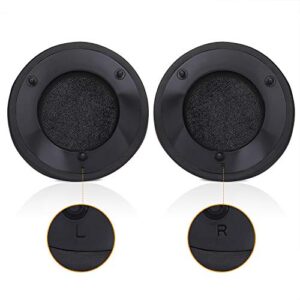 ManO'War Earpads, JARMOR Replacement Memory Foam Ear Cushion Kit Pad Cover for Razer Razer ManO'War Headphone ONLY (Black)