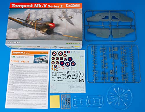 Eduard EDK82122 Kits 1:48 Profipack-Tempest Mk.V Series 2 WWII Model, Various