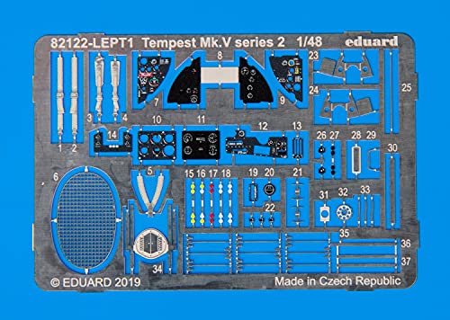 Eduard EDK82122 Kits 1:48 Profipack-Tempest Mk.V Series 2 WWII Model, Various