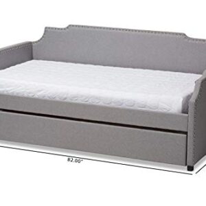 Baxton Studio Daybeds Twin Gray