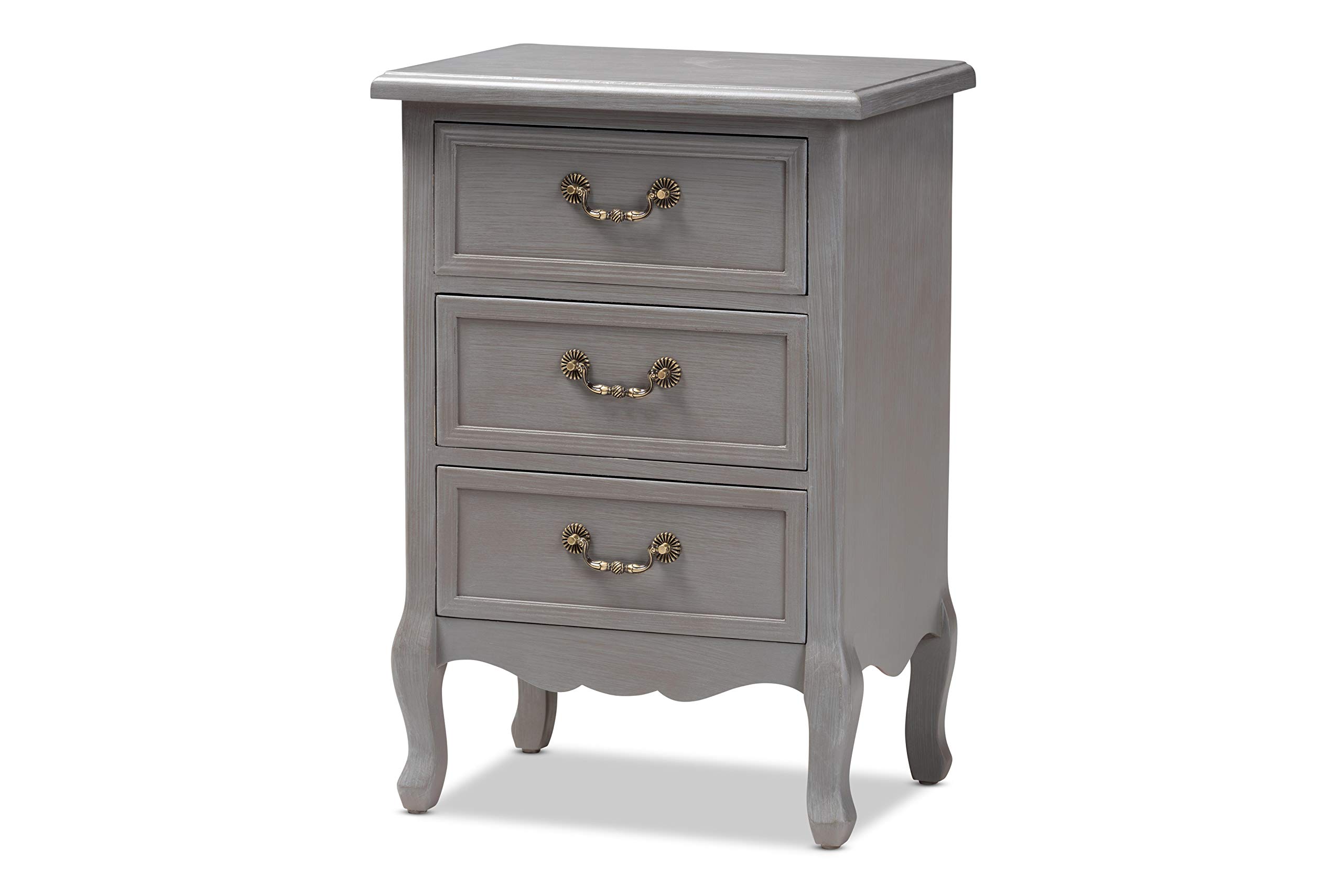 Baxton Studio Nightstands, Gray