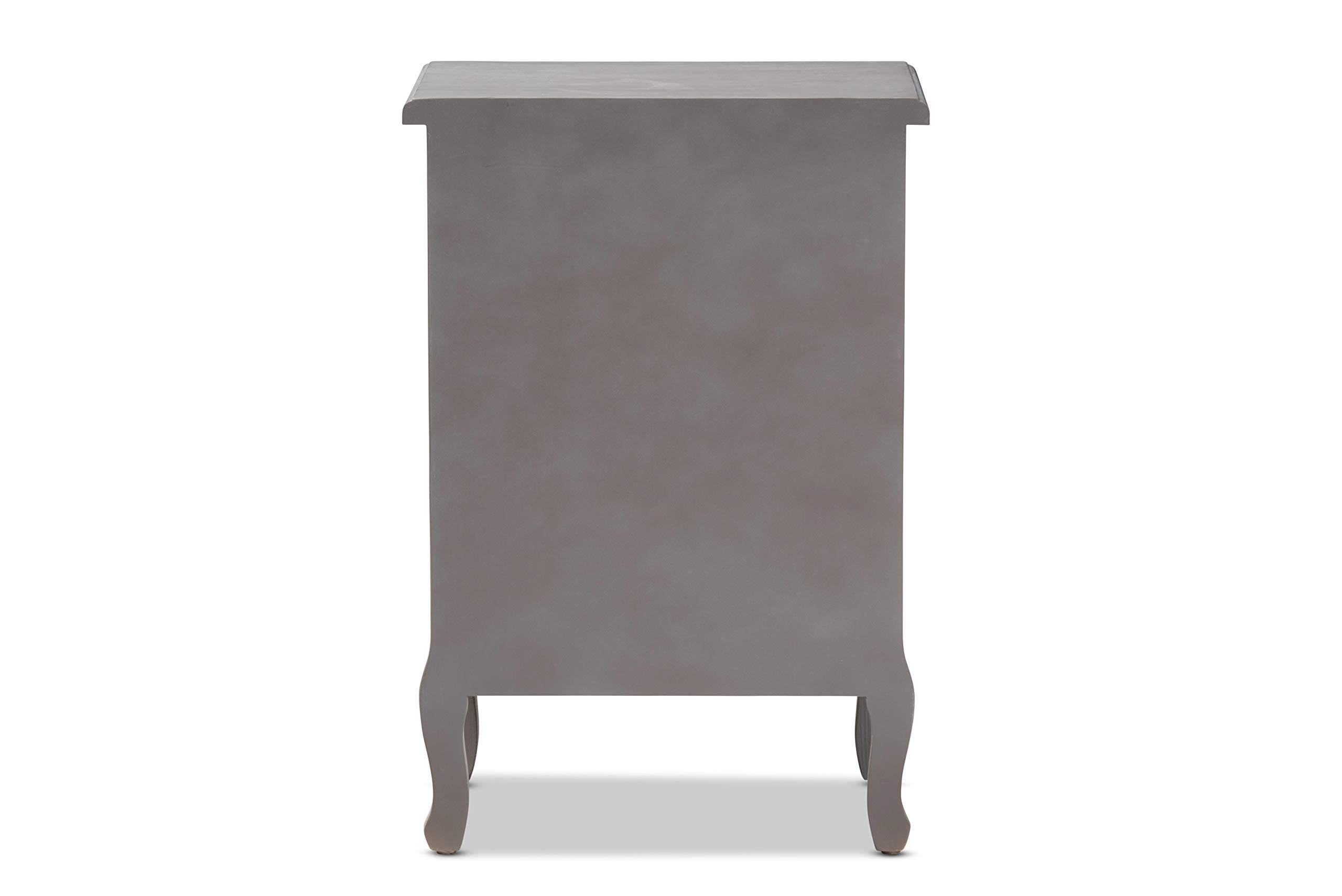 Baxton Studio Nightstands, Gray