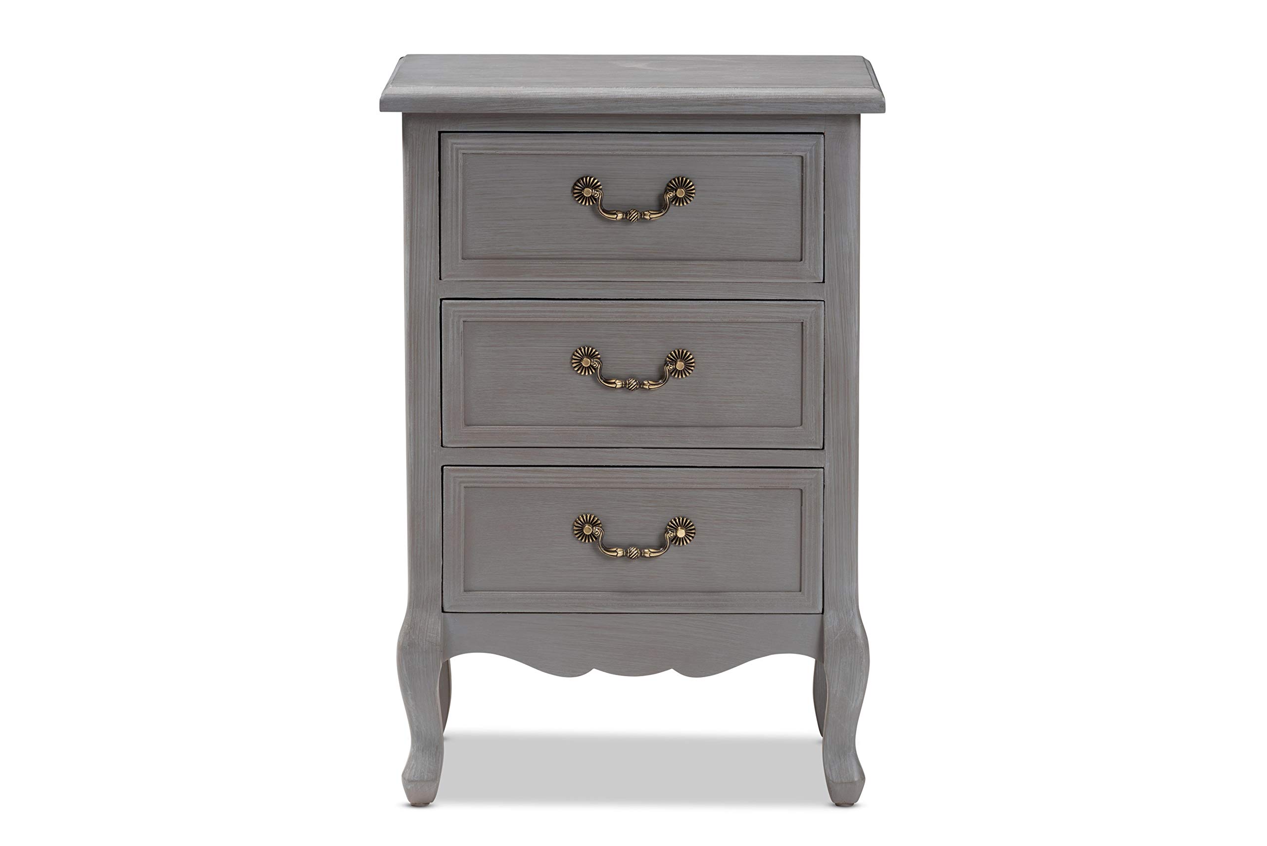 Baxton Studio Nightstands, Gray