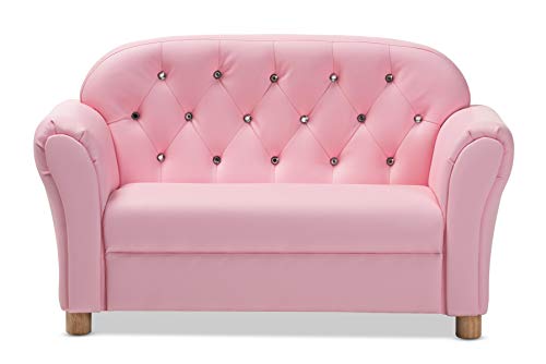 Baxton Studio Loveseats, Pink