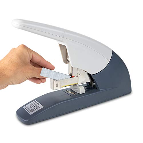 PraxxisPro PowerForce 175 Heavy Duty Flat Clinch Stapler, 20 to 175 Sheets Using one Size 3/4" Leg-Length Staple. for Home and Business. Includes 400 Staples and a Staple Remover.