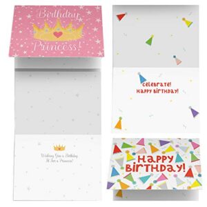 Tiny Expressions - 10 Kids Birthday Cards with Inside Messages and Envelopes