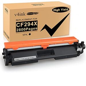 v4ink Compatible Toner Cartridge Replacement for HP 94X 94A CF294X CF294A Toner Cartridge High Yield Black for HP Pro M118dw HP Pro MFP M148dw M148fdw M149fdw Printer