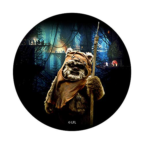 Star Wars Ewok Wicket Village Night Time Scenery PopSockets PopGrip: Swappable Grip for Phones & Tablets