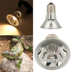 E27 220v Pet Reptile Halogen Spotlights Full Spectrum Basking Lamp Light Bulb Uva Uvb 24 Hour Heat Source Halogen Bulb for Reptiles(100W)