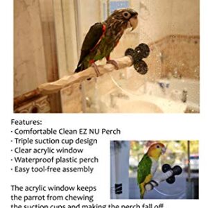 Shower NU Perch for Small to Medium Parrots