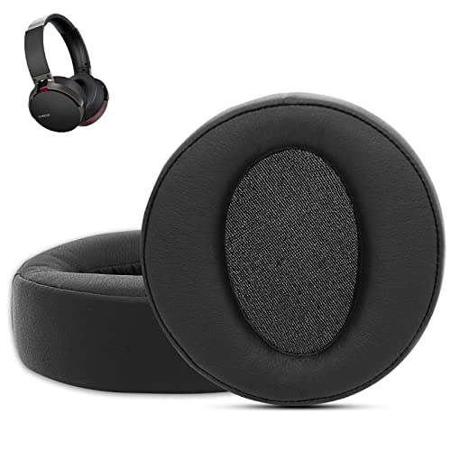 Replacement Earpads for Sony MDR-XB950BT, Compatible with MDR-XB950BT, Compatible with MDR-XB950B1 Over-Ear Headphones, Soft Protein Leather Memory Foam Cushions by Krone Kalpasmos