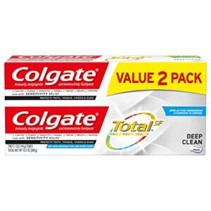 colgate total toothpaste, deep clean, 5.1 ounce, 2 count