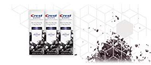 Crest Charcoal 3D White Toothpaste, Whitening Therapy Deep Clean with Fluoride, Invigorating Mint, 4.1 Oz (Pack of 3)