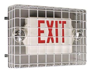 safety technology international wire guard, for use with exit signs - sti-9740