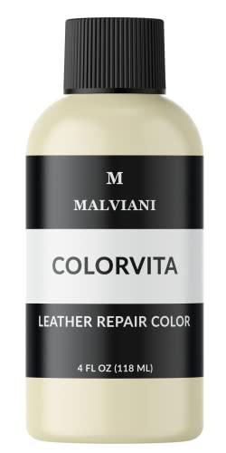 Leather Repair Color Restorer - Cream - Repair Furniture, Couch, Car Seat, Sofa, Purse, Vinyl - 4 oz.