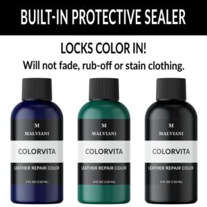 Leather Repair Color Restorer - Cream - Repair Furniture, Couch, Car Seat, Sofa, Purse, Vinyl - 4 oz.