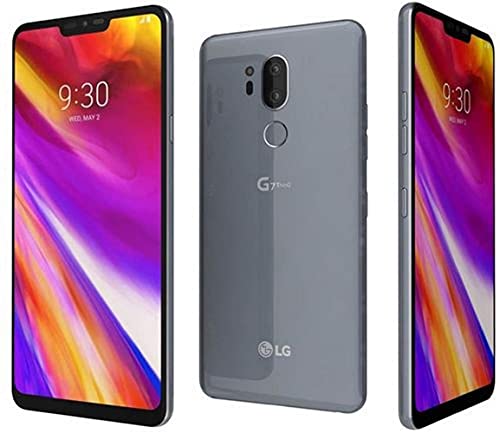 LG Electronics G7 ThinQ Factory Unlocked Phone - 6.1in Screen - 64GB - Platinum Grey (U.S. Warranty) (Renewed)