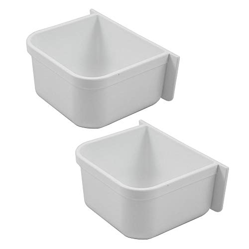 Parrot Cage Replacement Food and Water Cup (Two Pack)