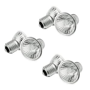 md lighting 6-pack reptile heat lamp bulb, e26/e27 75 watt full spectrum sun light lamp for bearde dragon, lizard, turtle, gecko & more