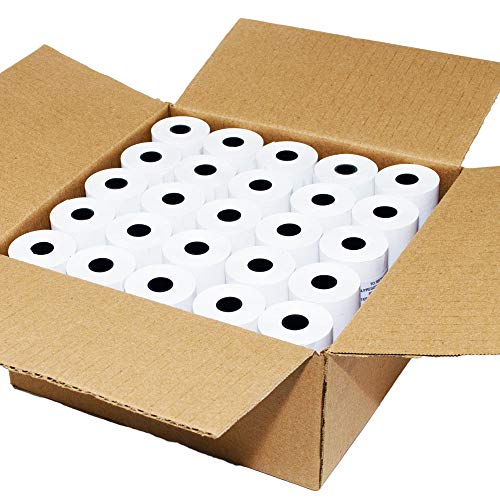 (100 Rolls) 3 1/8 x 230 Thermal Paper Receipt Rolls (55 GSM Premium Quality German Paper) Fits All POS Cash Registers BPA Free - BuyRegisterRolls