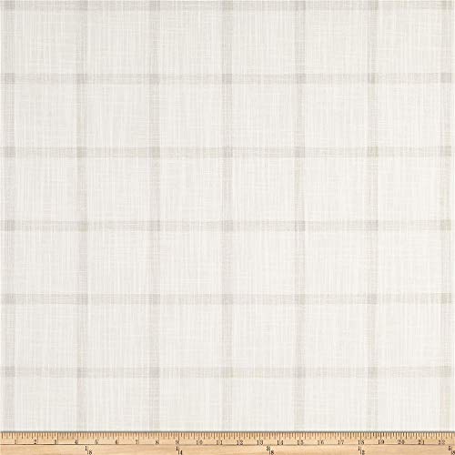 Premier Prints Modern Farmhouse Aaron Windowpane Slub Canvas French Grey, Fabric by the Yard