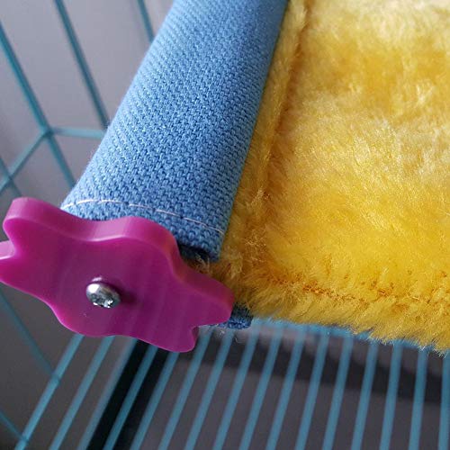 Winter Warm Bird Nest House Bed Hammock Toy for Pet Parrot Parakeet Cockatiel Conure Cockatoo African Grey Eclectus Amazon Lovebird Budgie Finch Canary Hamster Rat Chinchilla Squirrel Cage Perch