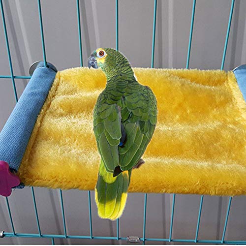 Winter Warm Bird Nest House Bed Hammock Toy for Pet Parrot Parakeet Cockatiel Conure Cockatoo African Grey Eclectus Amazon Lovebird Budgie Finch Canary Hamster Rat Chinchilla Squirrel Cage Perch