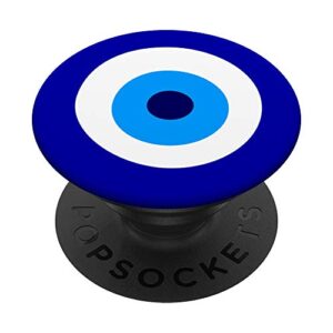 evil eye amulet, charm, nazar, greek matias, talisman popsockets popgrip: swappable grip for phones & tablets