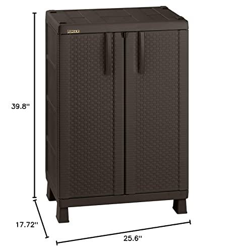 Rimax Storage Cabinets, Brown