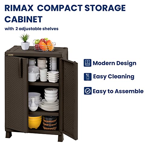 Rimax Storage Cabinets, Brown