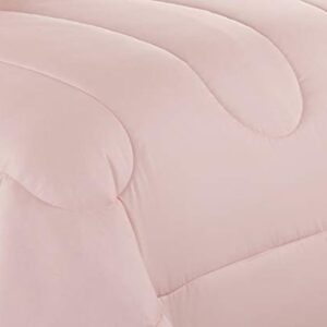 Casa Lightweight Comforter Set, Full, Blush