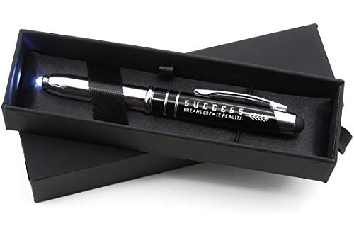 Success Business Stylus Pen with Light - 3-in-1 Multi-Function Luxury Pen to Write, Light, and Touch. - Corporate Business Gift for Professionals, Students, Company Employees, Clients