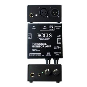 rolls pm50se headphone personal amplifier