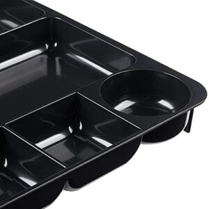 1InTheOffice 9-compartment Drawer Tray Organizer (2 Pack)