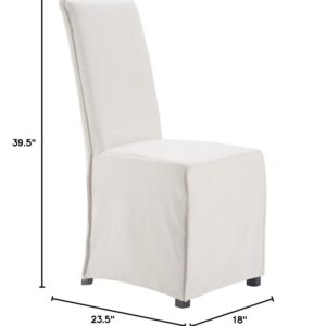 ClickDecor Grayson Dining Chair, Ivory