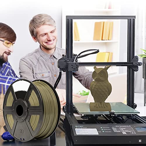 WYZworks PLA 1.75mm [ Military Olive Green ] Premium Thermoplastic Polylactic Acid 3D Printer Filament - Dimensional Accuracy +/- 0.05mm 1kg / 2.2lb + [ Multiple Color Options Available ]