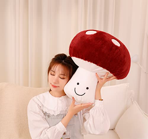 Changsun Creative Vivid 3D Mushroom Pillow Gift Plush Throw Pillow 7"(Small Size)