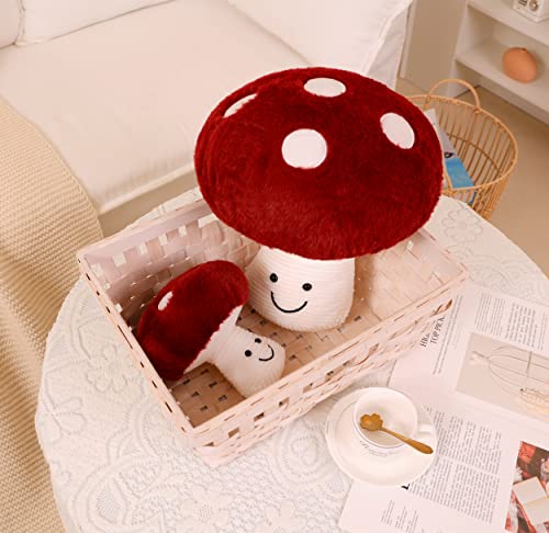 Changsun Creative Vivid 3D Mushroom Pillow Gift Plush Throw Pillow 7"(Small Size)