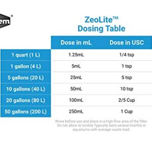 Seachem Zeolite Marine & Freshwater Binding Agent - Ammonia and Heavy Metals 4 L, Grey (1276)