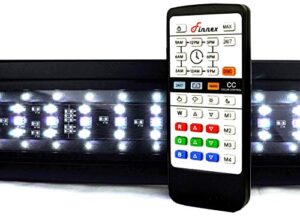 finnex planted+ 24/7 led klc aquarium led light, controllable full spectrum fish tank light, 24 inch